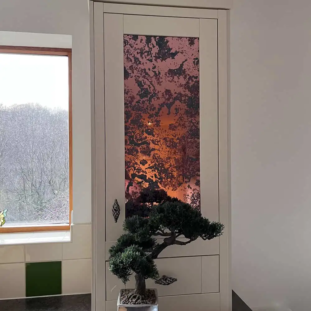 Antique Copper Mirror Window Film - Surface Designs