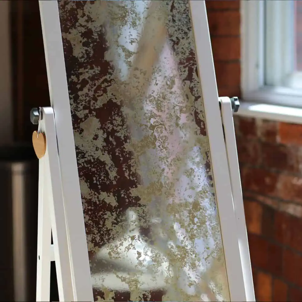 Vintage Gold on Silver Mirror Window Film | Surface Designs