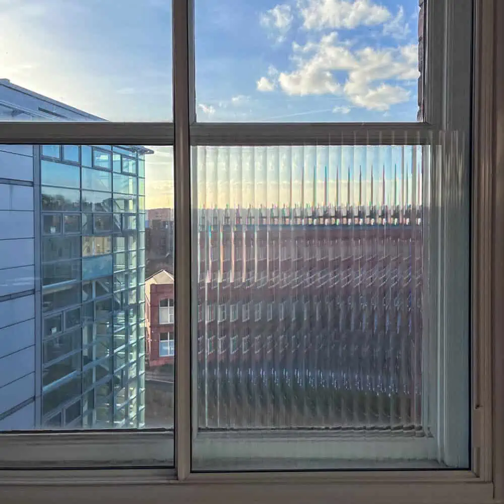 Reeded Glass 1" Window Film | Surface Designs