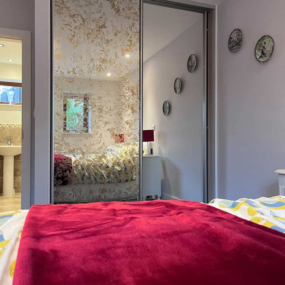 Vintage Gold on Clear Window Film | Surface Designs