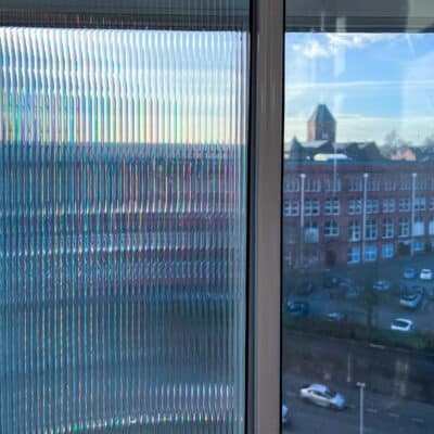Reeded Glass 1" Window Film - Surface Designs