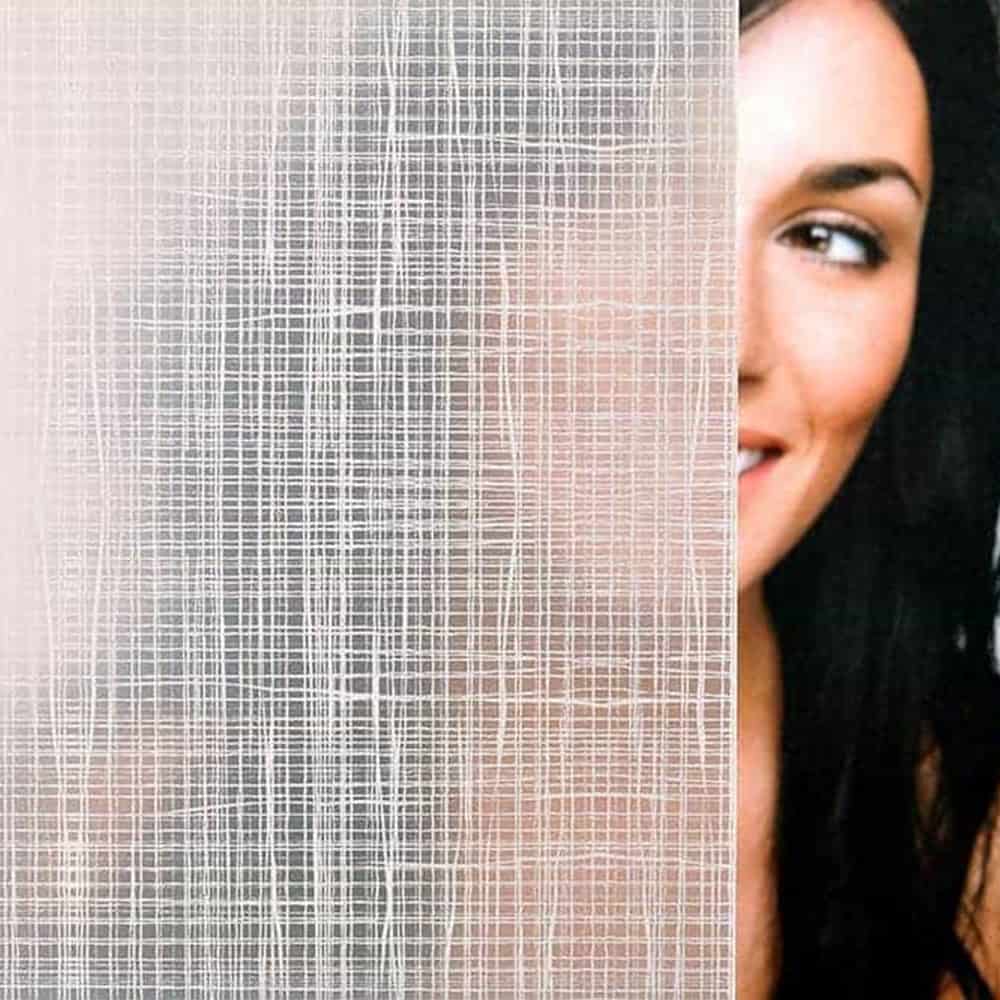 Matte Linen Window Film Surface Designs