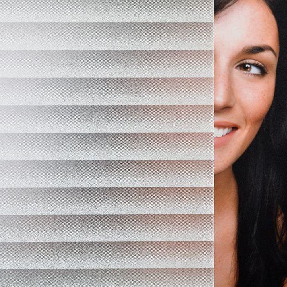 White Frosted Mini Blind Window Film | Surface Designs