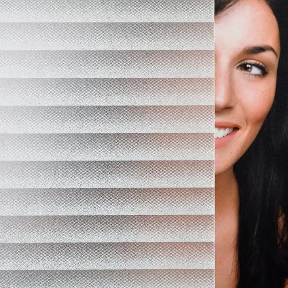 White Frosted Mini Blind Window Film | Surface Designs